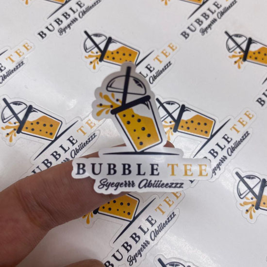 Cetak Sticker Vinyl Camel White Glossy Murah Online Malang