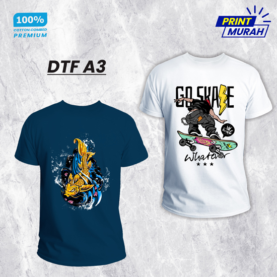 Print Kaos Dtf A3 Murah Online di MasbroPrinting Malang