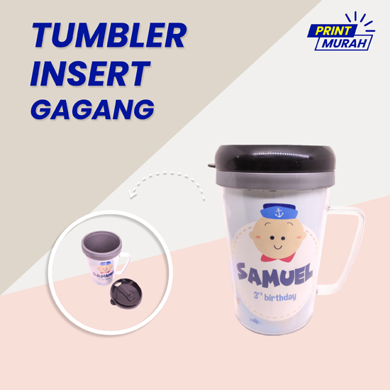 Tumbler Insert Paper 15 Cm Murah di MasbroPrinting Malang