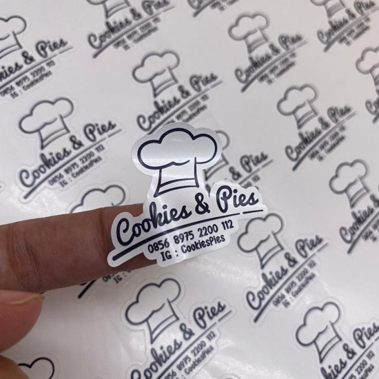 Cetak Sticker Vinyl Camel White Glossy Murah Online Malang