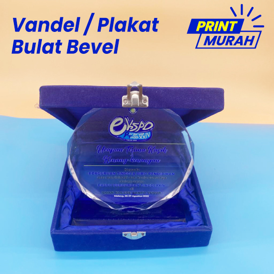 Vandel / Plakat Acrylic Bulat Murah Online di Malang