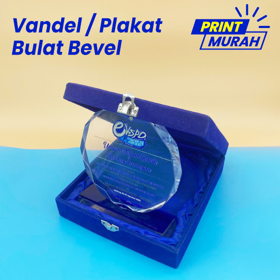Vandel / Plakat Acrylic Bulat Murah Online di Malang