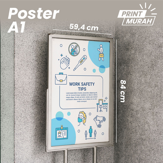 Cetak Poster A1 Ap 150 Murah Online di MasbroPrinting Malang
